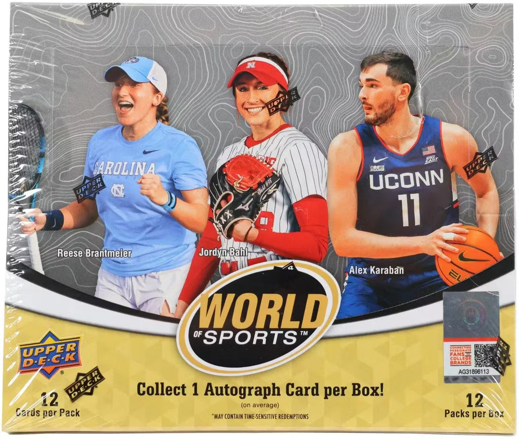 2025 Upper Deck World of Sports Volume 1 Hobby Box – Collector's Avenue