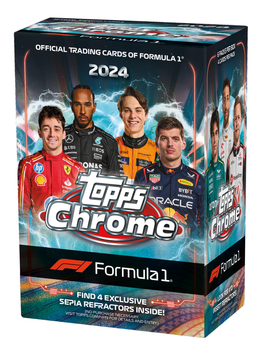 2024 Topps Chrome Formula 1 Racing Value Blaster Box – Collector's Avenue