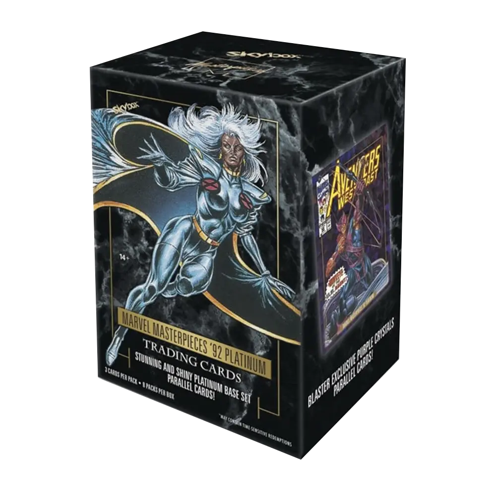 2024 Upper Deck Marvel Masterpieces '92 Platinum Blaster Box ...