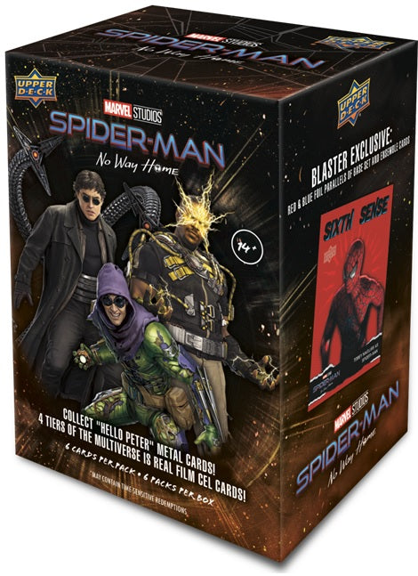 Upper Deck Marvel Studios Spider-Man No Way Home Blaster Box ...