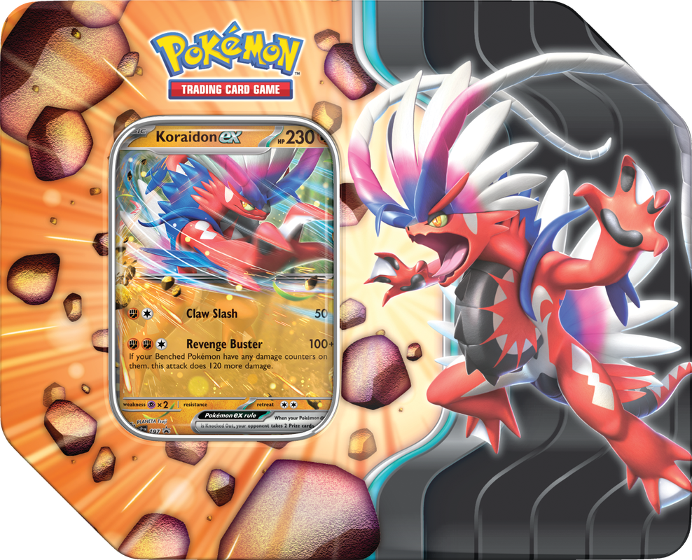 Pokemon Slashing Legends Tin Koraidon ex – Collector's Avenue