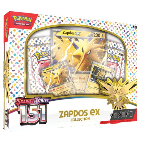 Pokemon Scarlet and Violet 151 - Zapdos Ex Collection Box – Collector's ...