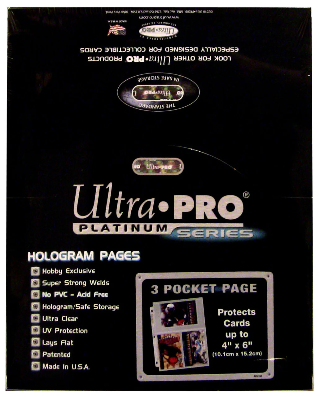 Pocket Pages 100) Ultra PRO Platinum Ser 3 - Proof Sets 7 7/8" X 3 5/8 ...