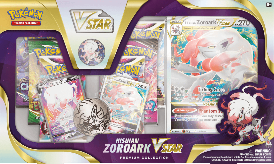 Pokemon Hisuian Zoroark VStar Premium Collection – Collector's Avenue