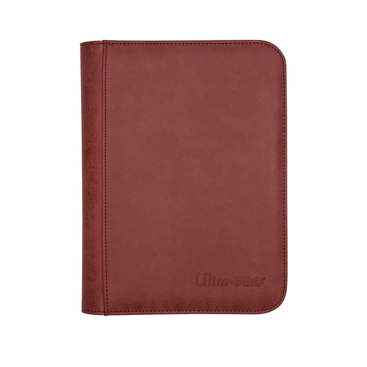 Ultra Pro Suede Collection Zippered 4-Pocket Premium PRO-Binder Ruby ...